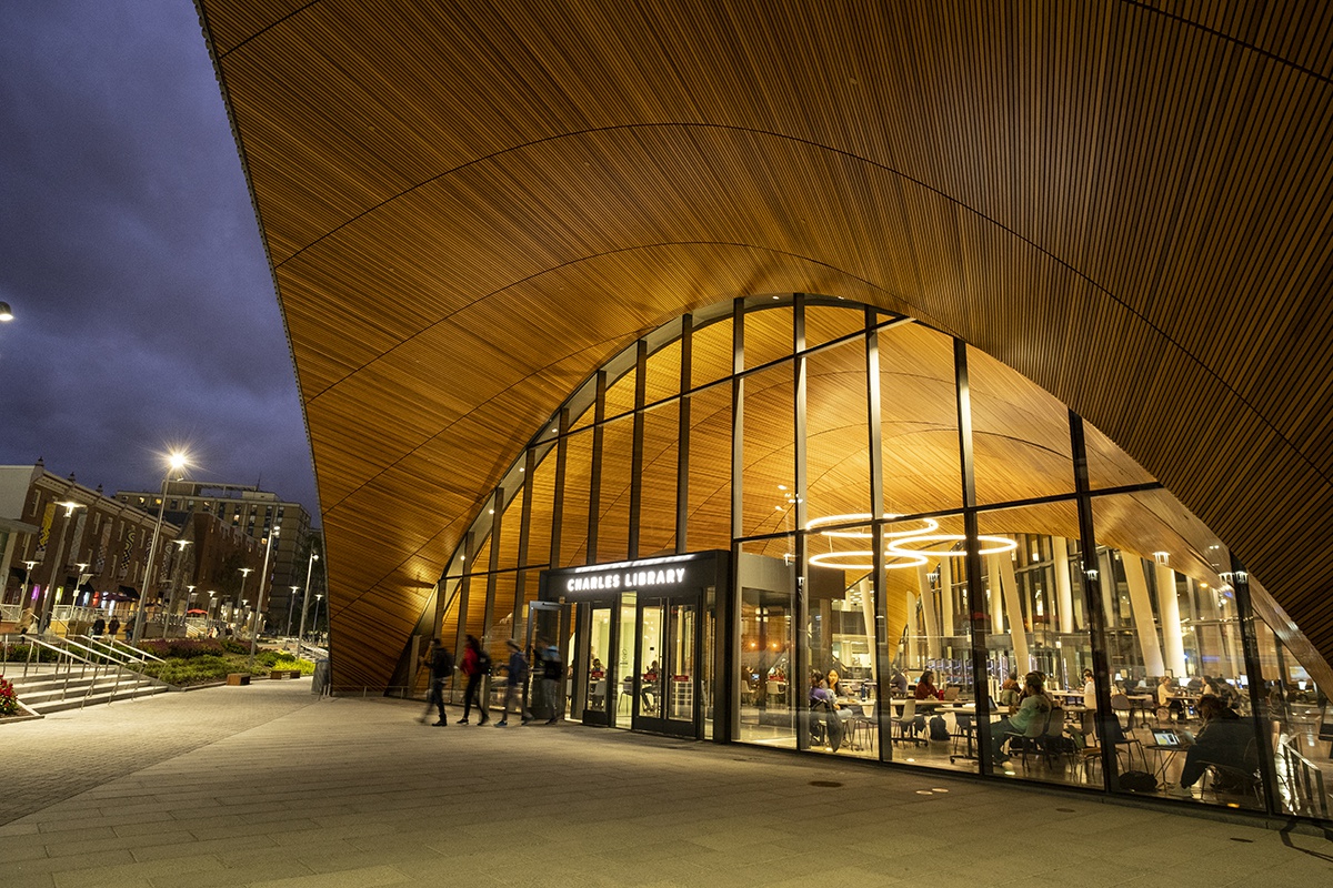 Not your grandfather’s library: Temple University’s brand-new Charles ...