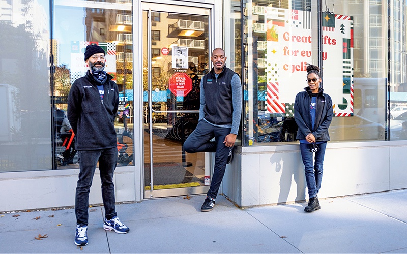 A bike company that puts its employees at the handlebars